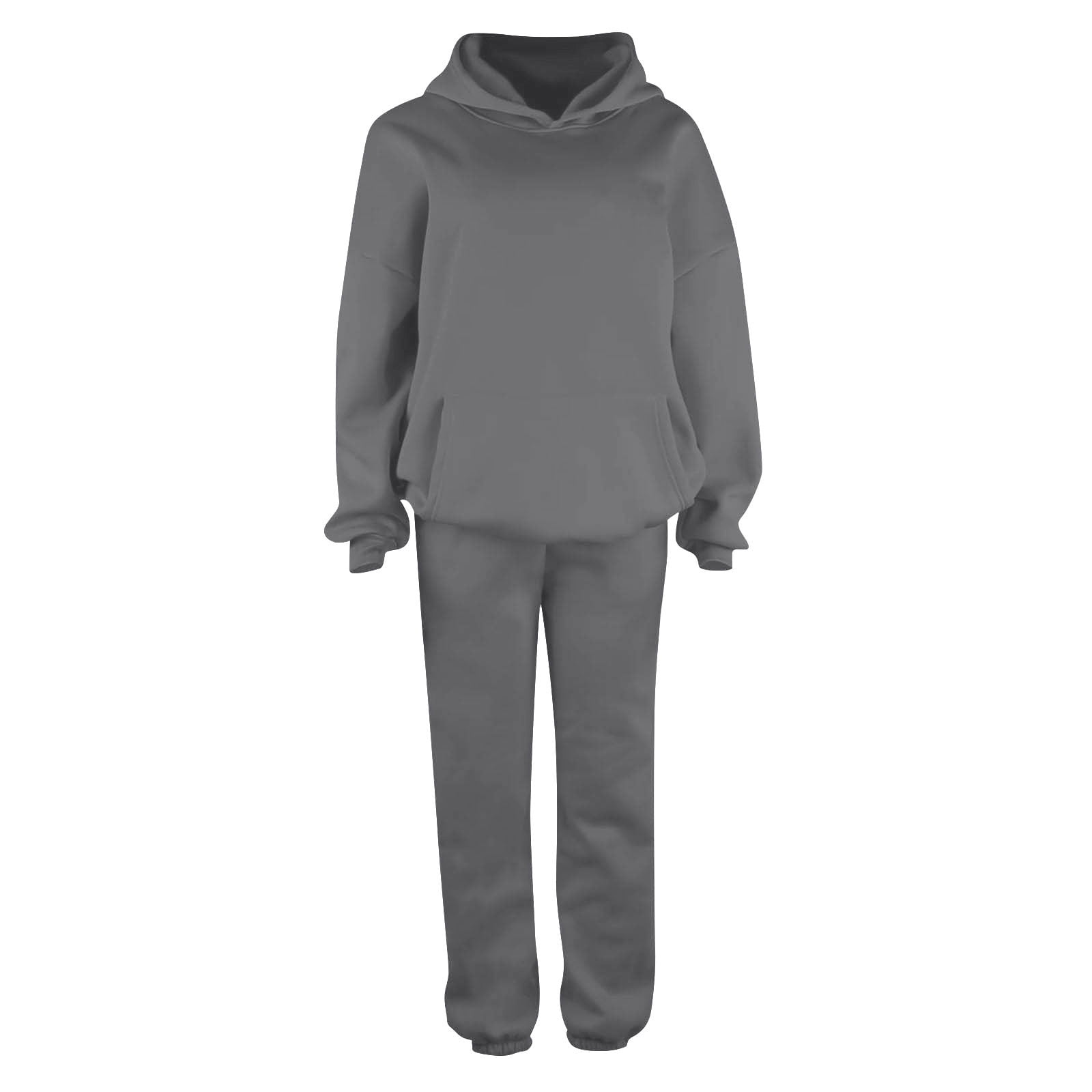 AINIYS Track Suits for Women Set 2 Piece Outfits Sweatsuit Solid ...