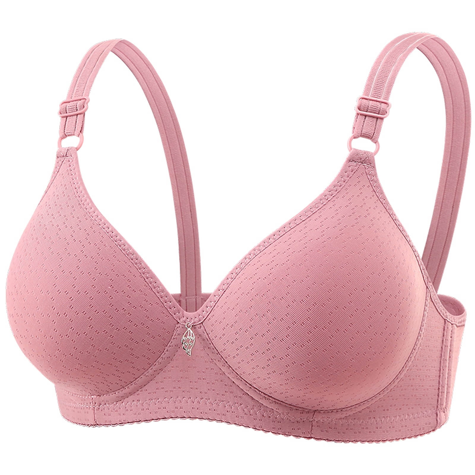 AINIYS Wireless Bra for Womens Solid Color Plus Size Bras Lingerie Full ...