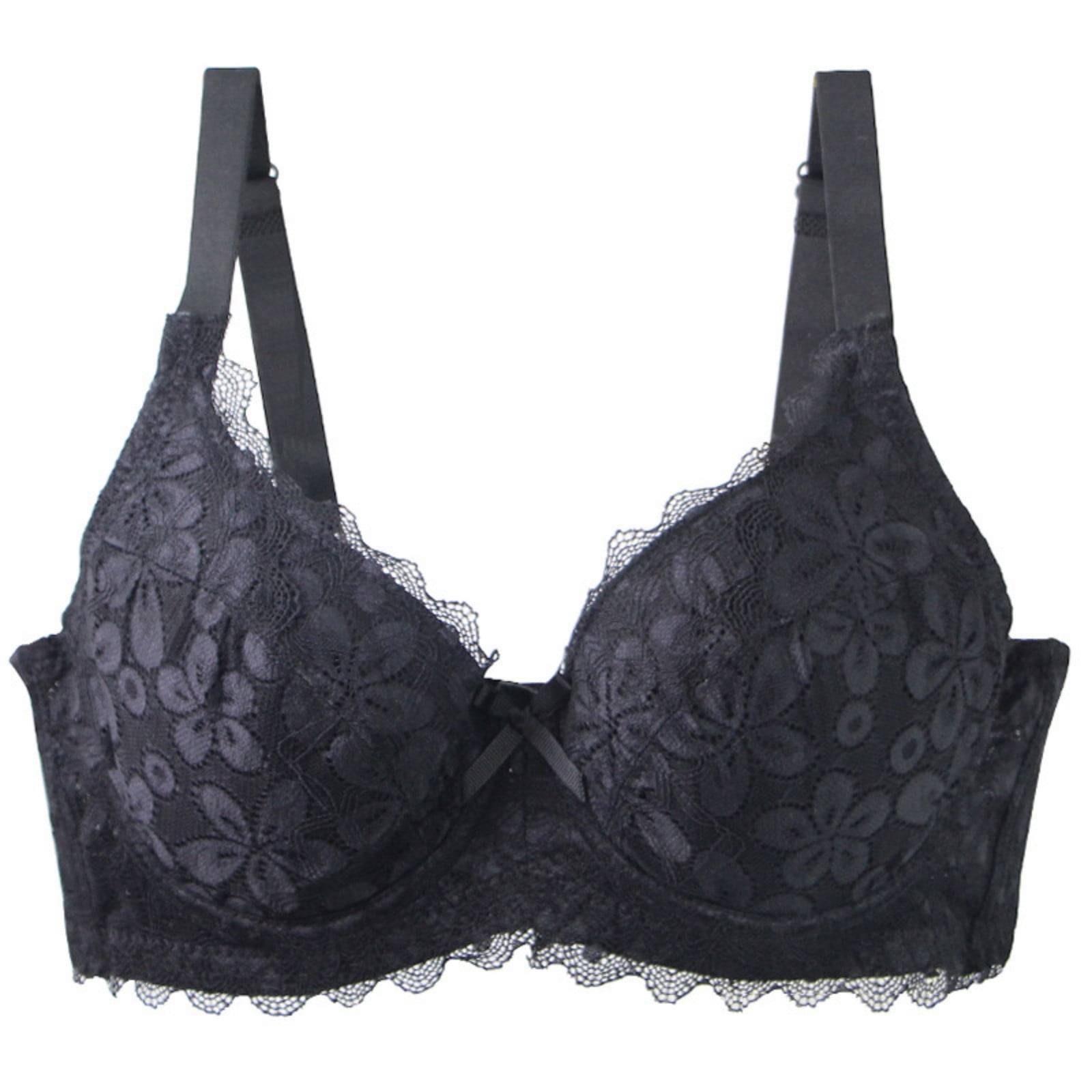 AINIYS Women's Lace Bras Push Up Solid Color Soft Padding Classic Lift ...