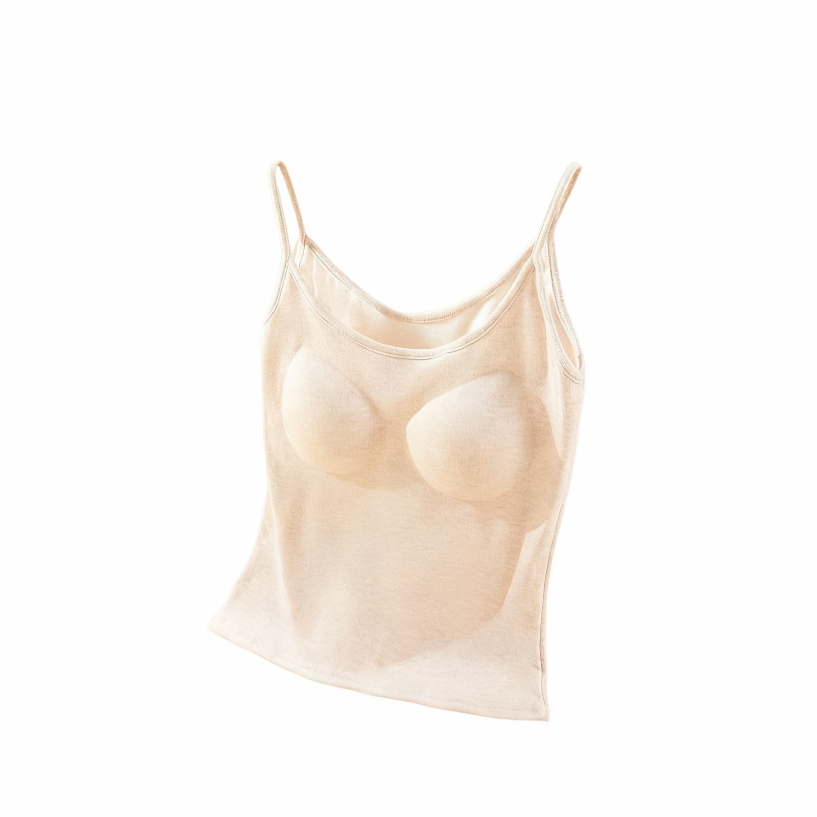 AINIYS Women's Spaghetti Strap Built-In Bra Camisole Comfortable ...