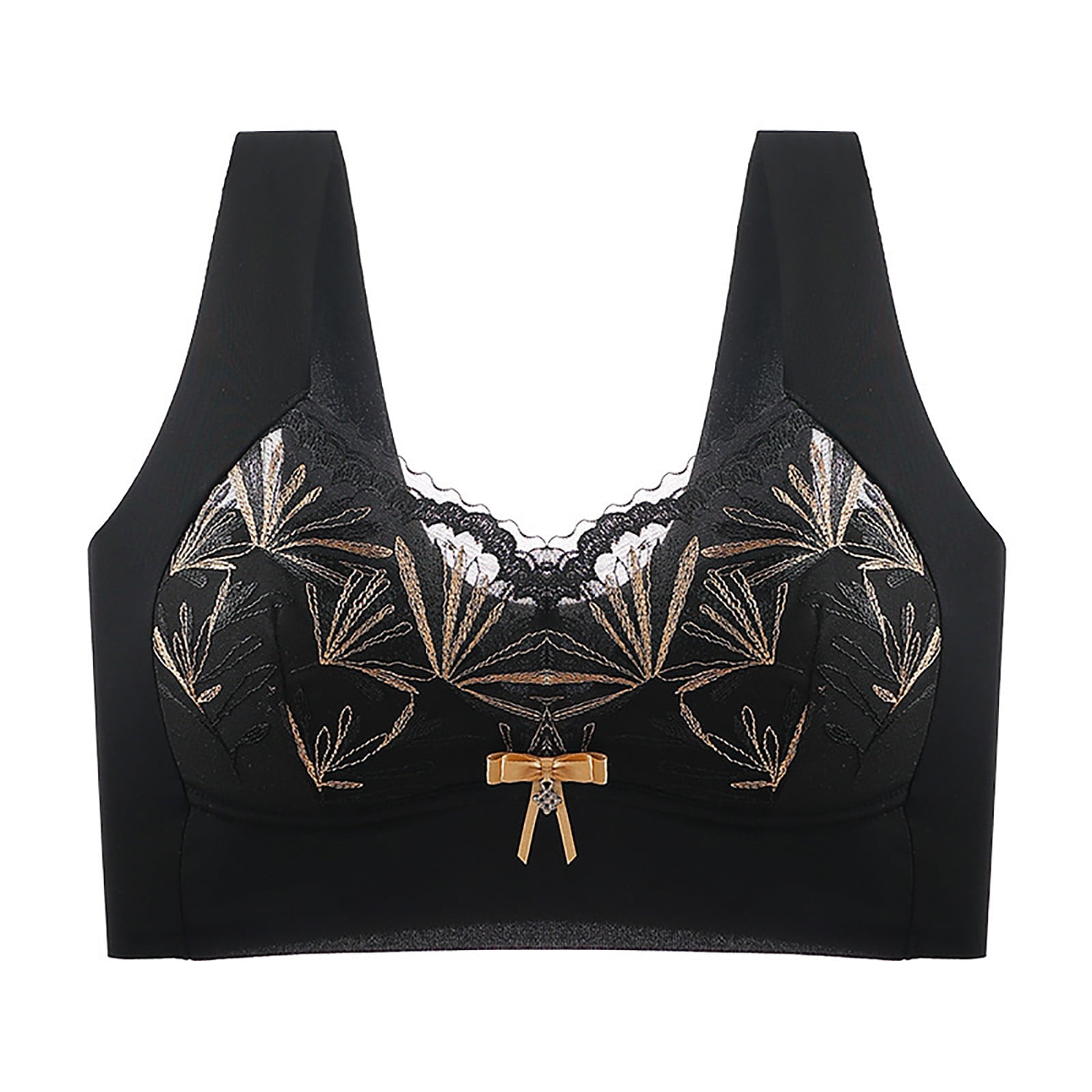 AINIYS Women's Wireless Soft Cup Bra Anti-Sagging Bra Bralette Lift and ...