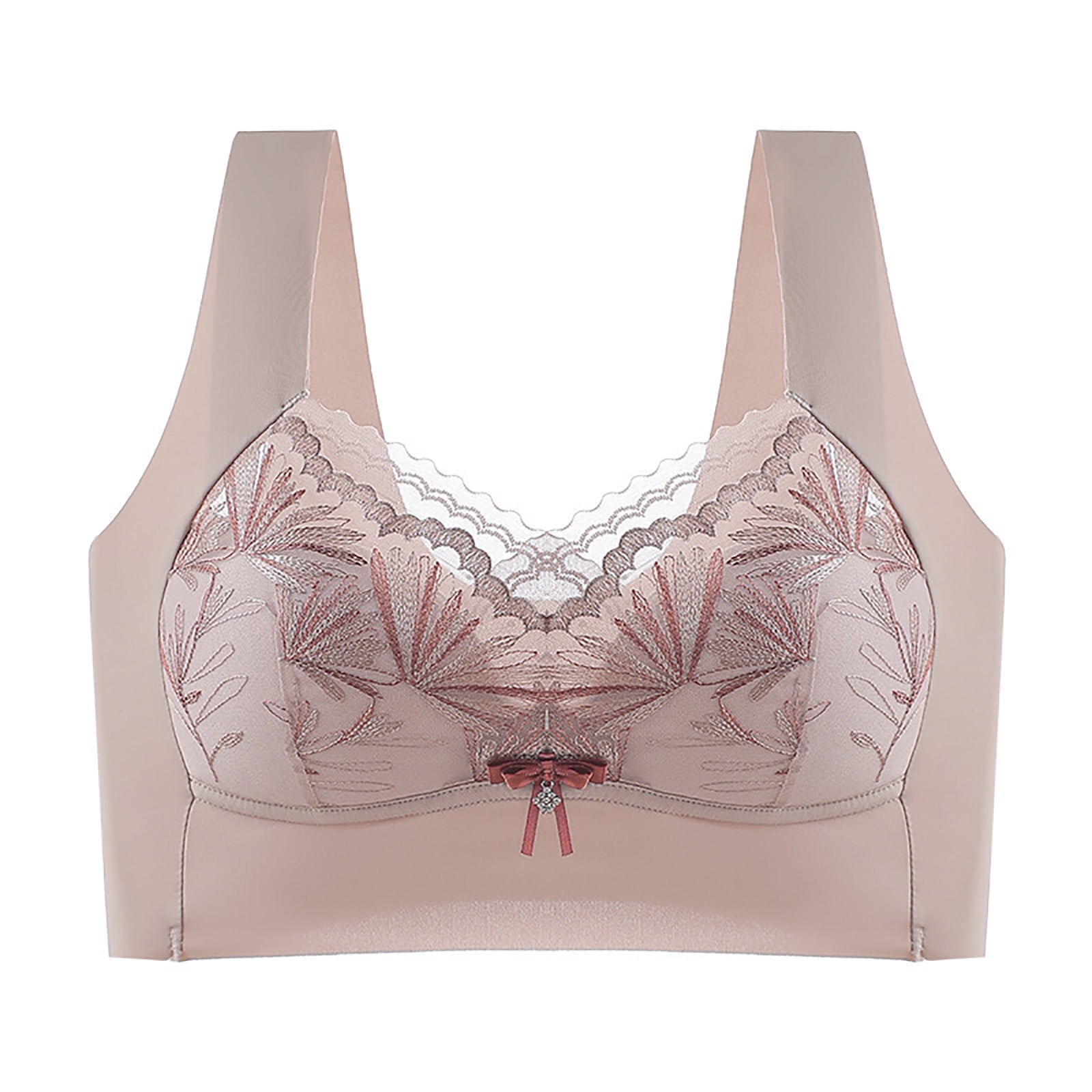 AINIYS Women's Wireless Soft Cup Bra Anti-Sagging Bra Bralette Lift and Support Push-Up Bra ...