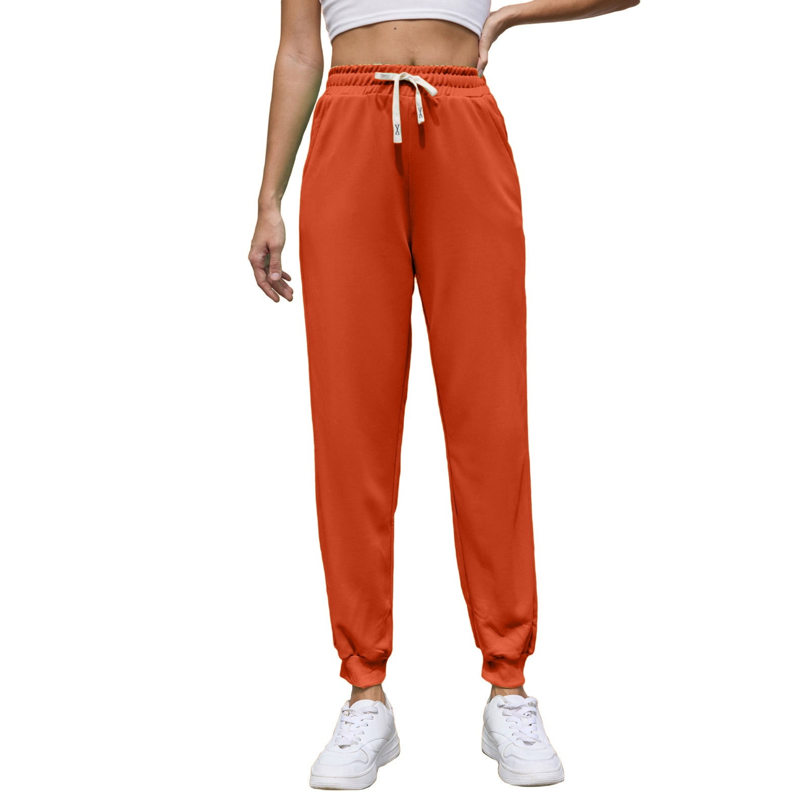 AINIYS Womens Sweatpants Casual Pants Comfortable Drawstring Elastic ...