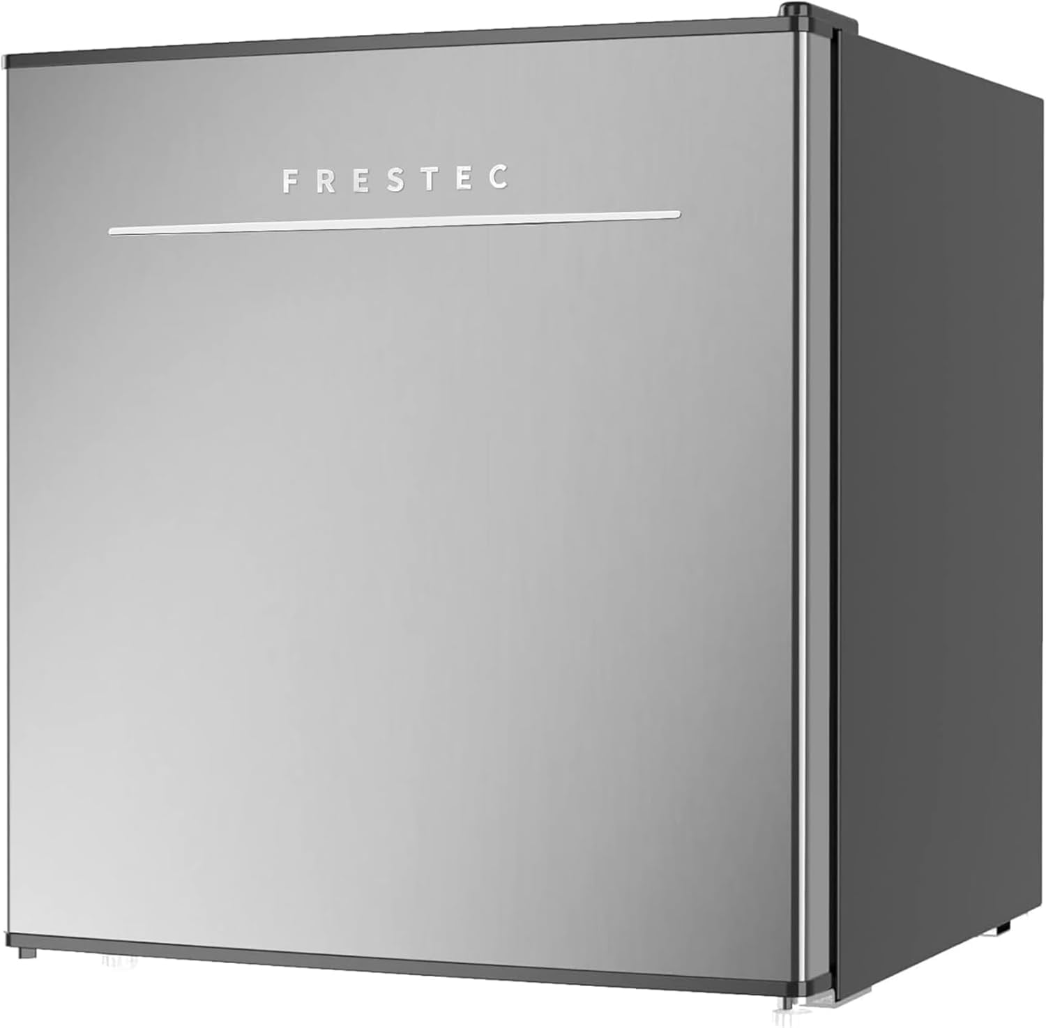 AINUO 1.7 Cu.Ft Mini Fridge with Freezer, Grey, Compact Refrigerator ...