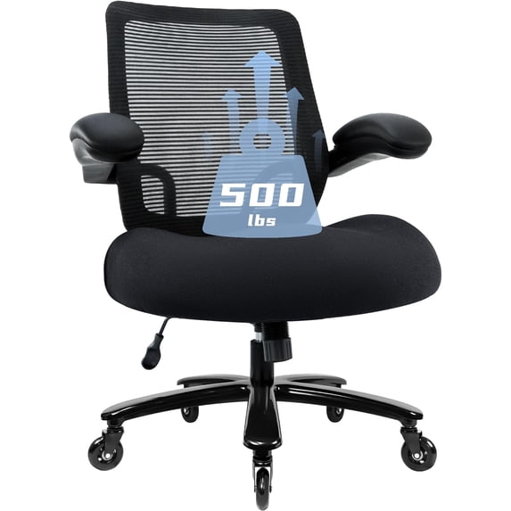 AINUO 500lbs Big and Tall Office Chair, Heavy Duty Mesh Ergonomic High ...