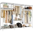 AINUO Heavy Duty Clothes Rack, 795LBS Adjustable Free Standing Garment ...