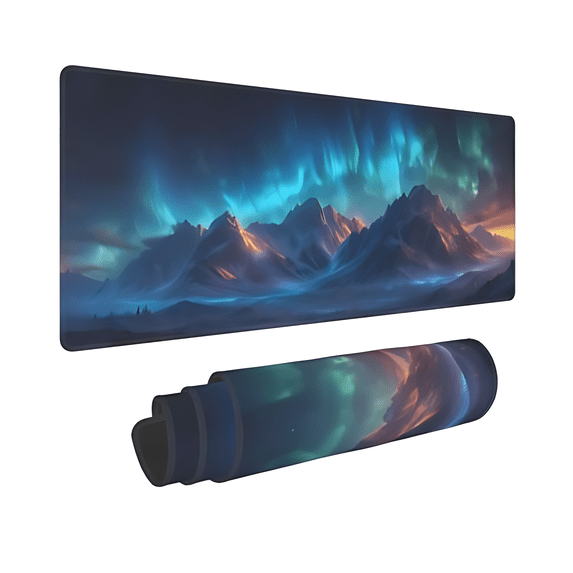 AIOE Aurora Gaming Mouse Pad Desk Pad, Extended XL Mouse Pad 31.5"x11.8 ...