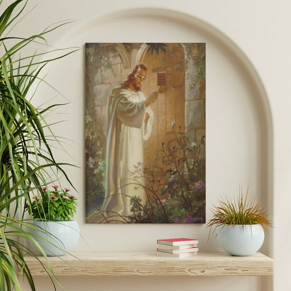 AIOE Jesus Christ Knocking At The Door Canvas Poster Modern Aesthetic ...