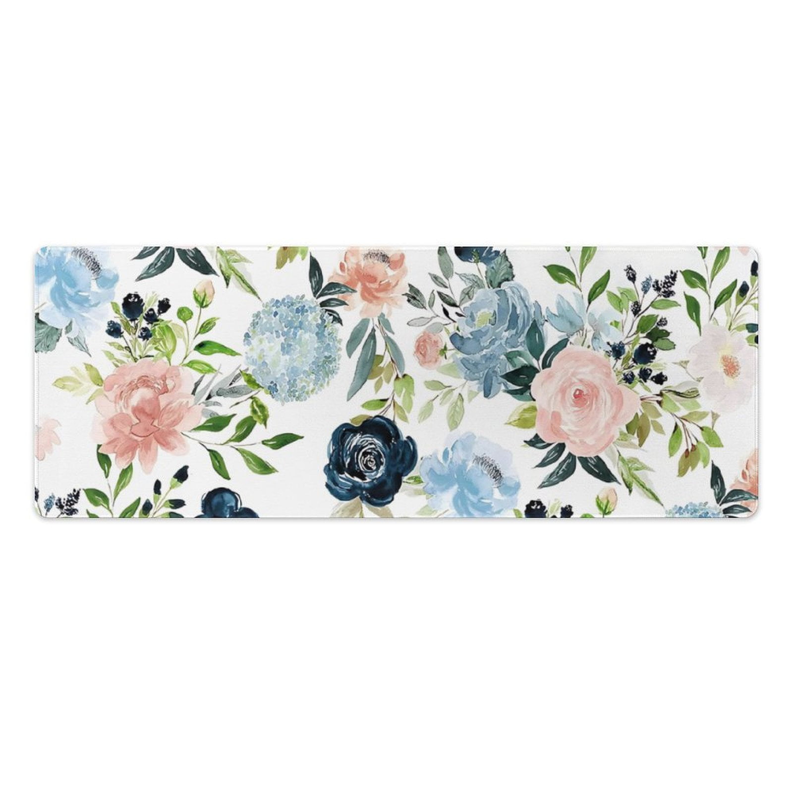 AIOE Mouse Pad Pretty Flowers Pads Purple Blue Pink Floral Mouse Pad ...