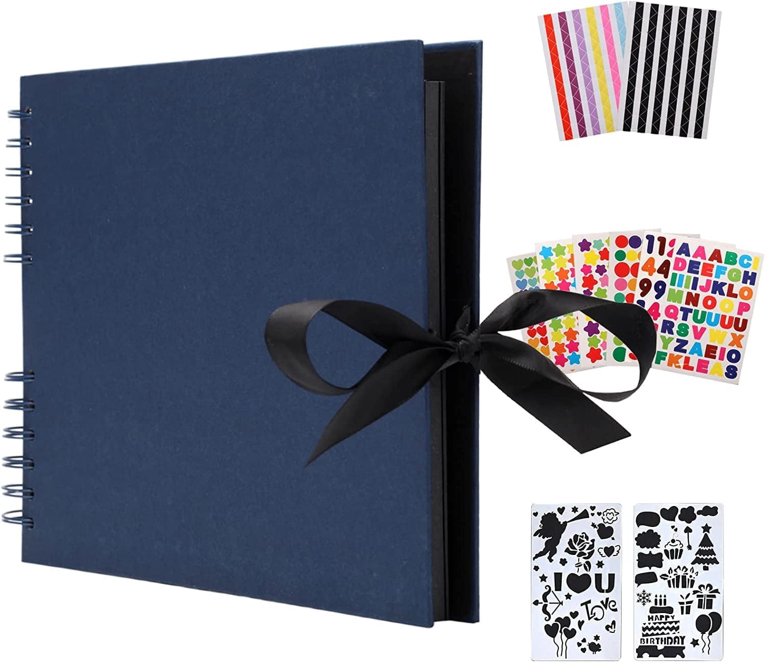 AIOR 12.6 x 8.3 Inch Scrapbook Photo Album,Wedding Guest Book ...