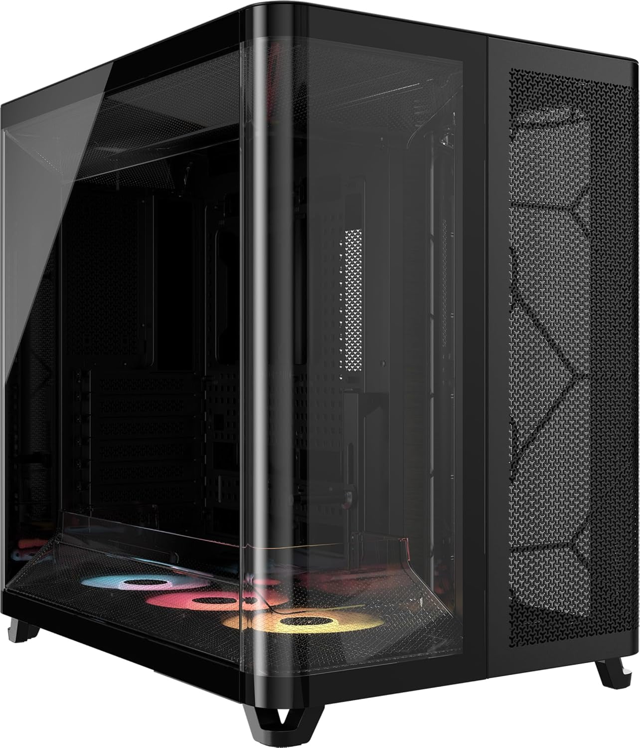 AIR 5400 RS-R ARGB Triple-Chamber Mid-Tower Panoramic PC Case – 3X Pre ...