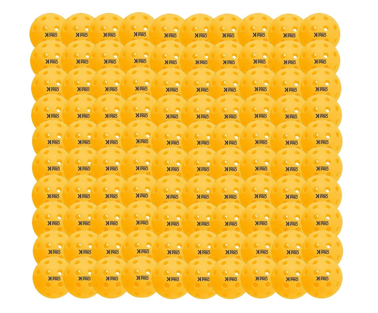 AIR BENDER PRO PICKLEBALL BALLS - USA Pickleball Approved - 100 Bulk ...