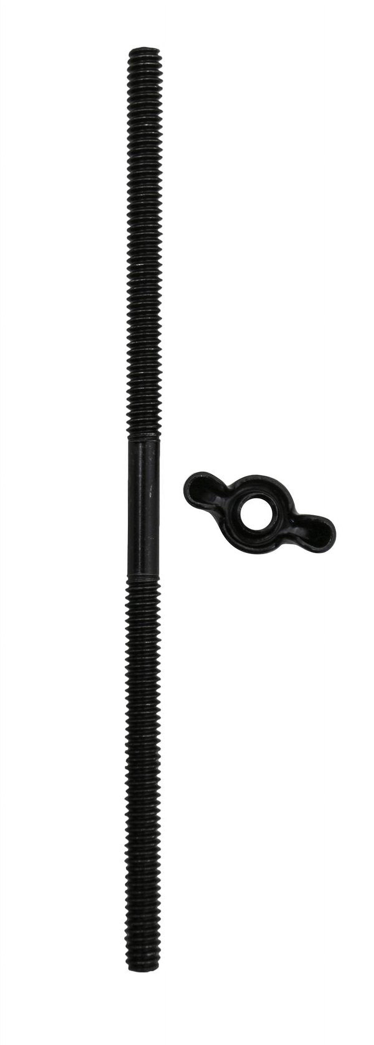 AIR CLEANER STUD AND WING NUT 1/4-20" X 4" LONG BLACK STEEL - Walmart.com