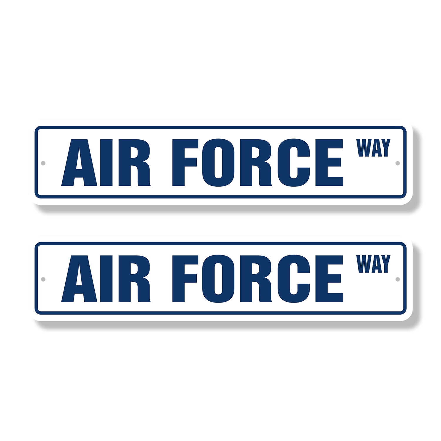 AIR FORCE Classic Street Sign (2 Pack) new military road cadet Road ...