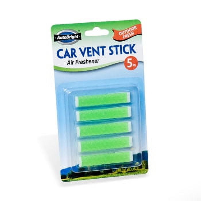 AIR FRESHENER OUTDOOR FRESH CAR VENT STICK 5PK CARDED, Case Pack of 48 ...