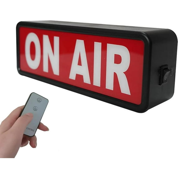 ON AIR Light Sign Recording Sign Studio Warning Signfor (Studio/Home ...