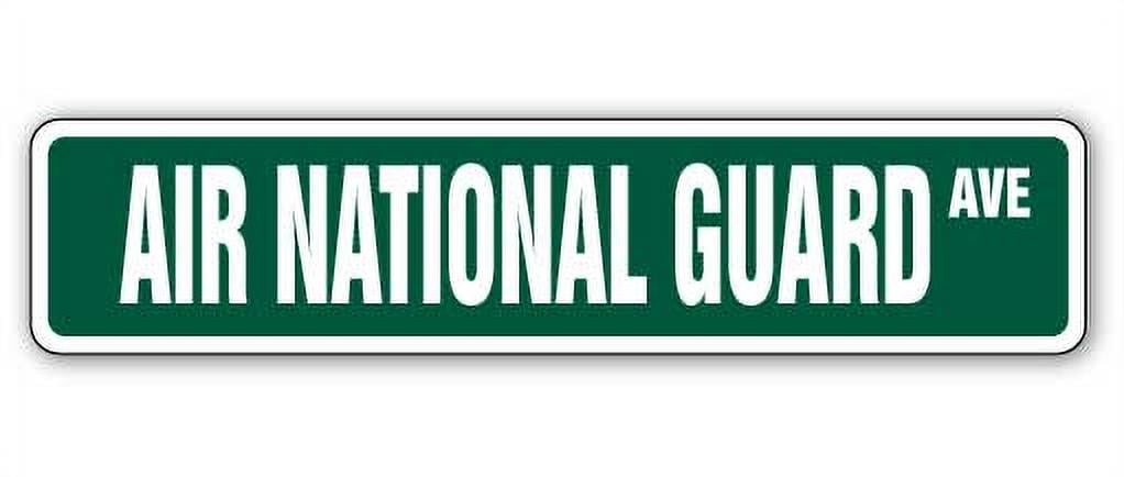 AIR NATIONAL GUARD Street Sign military force | Indoor/Outdoor | 30 ...