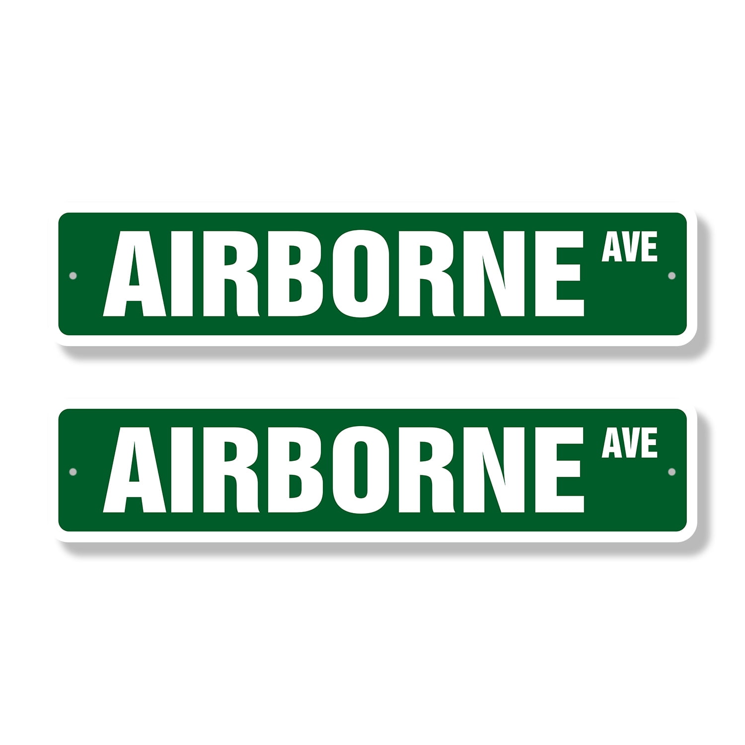 AIRBORNE Classic Street Sign (2 Pack) air borne military soldier Road ...