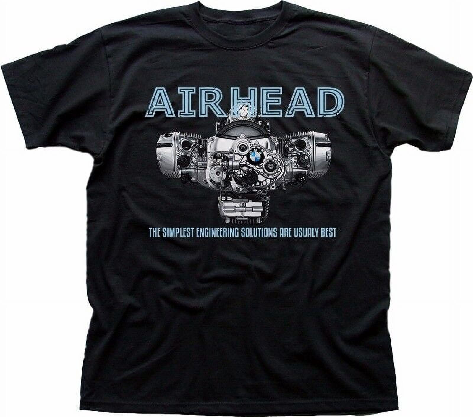 AIRHEAD Boxer twin R65 R75 R1200GS bmw motorcycle R1200RT black tshirt ...