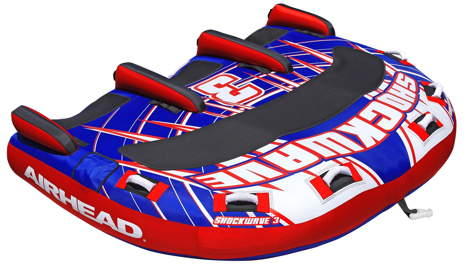 AIRHEAD SHOCKWAVE 3 3-Rider Towable Tube AHSH-3 - Walmart.com