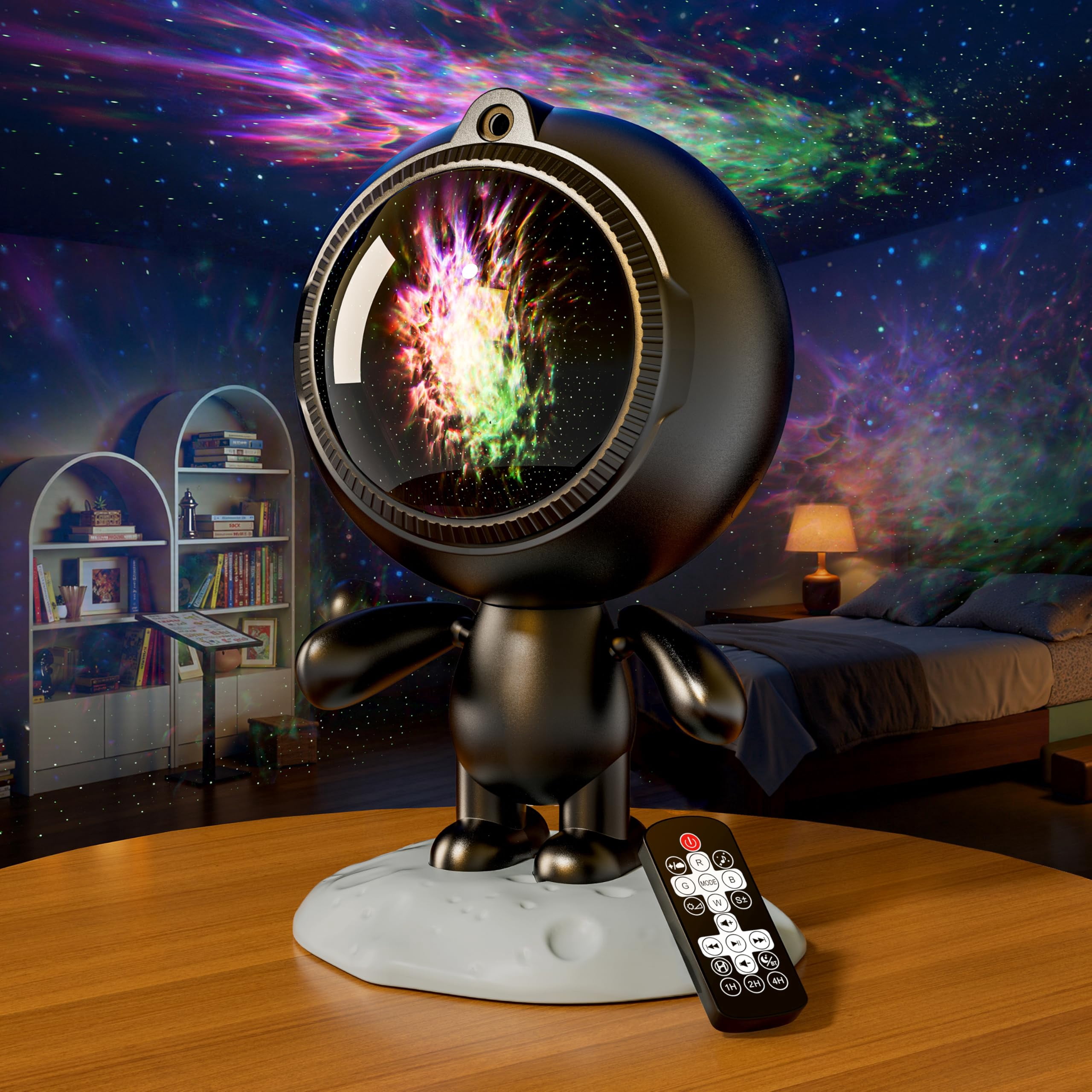 AIRIVO Star Projector, Galaxy Projector Night Light Bluetooth Speaker ...