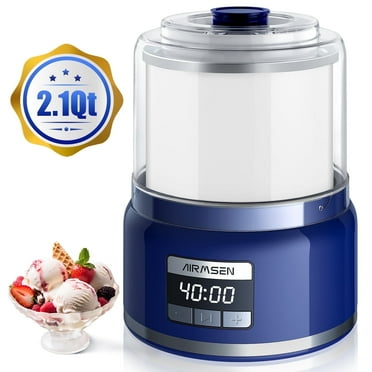 Cuisinart ICE-M10 1 Pint Ice Cream Maker with Gelato and Frozen Yogurt ...