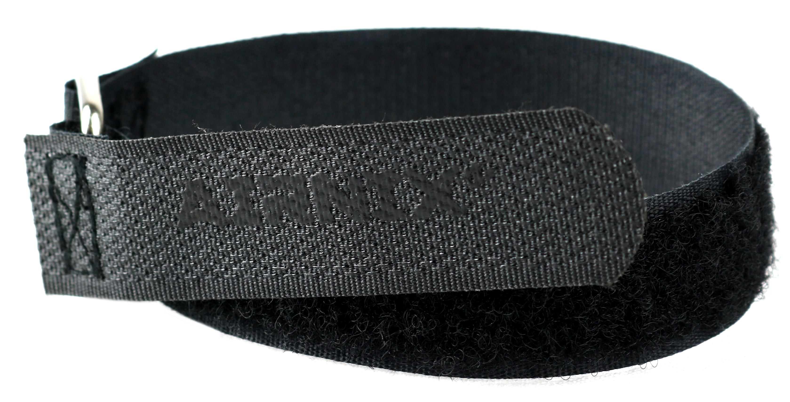 AIRNIX 20-Pack 12" x .75" (9.5” Useable) Hook and Loop Nylon Cinch Straps with Metal Buckle ...