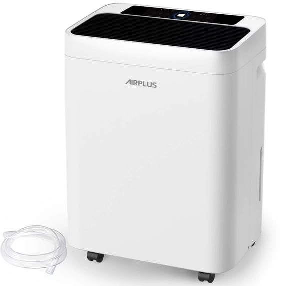 AIRPLUS Dehumidifier, 18.73 Pints/Day, Drain Hose, Intelligent Humidity ...