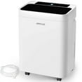 AIRPLUS 70 Pint Dehumidifier with Drain Hose, 4500 Sq. ft Dehumidifiers for Basements, AP2008 ...