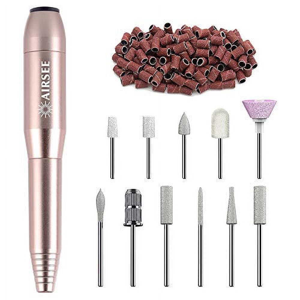 AIRSEE Portable Electric Nail Drill Professional Efile Nail Drill Kit ...