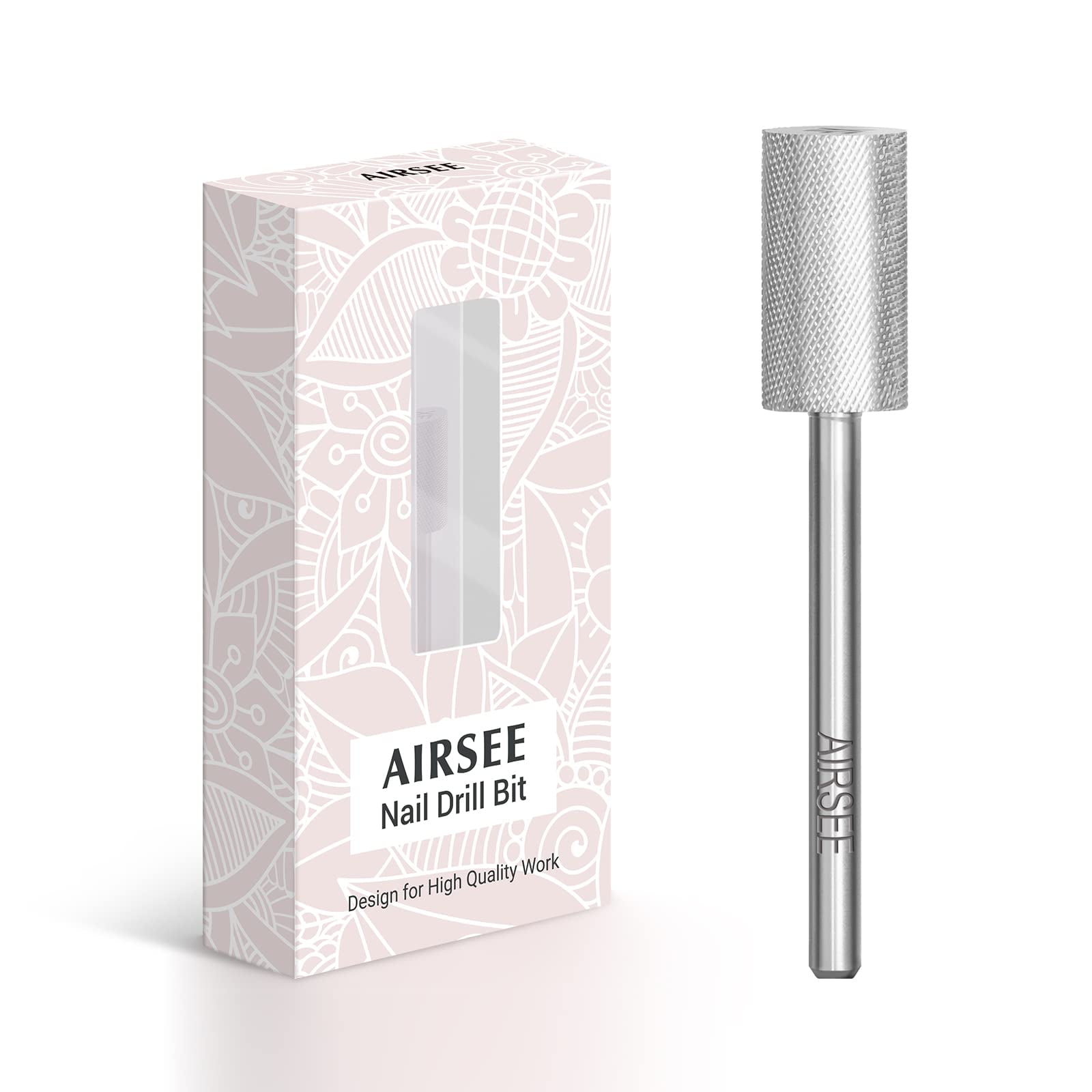 AIRSEE Tungsten Carbide Acrylic Nail Drill Bit Efile Electric File ...