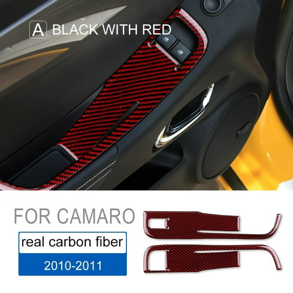 AIRSPEED Real Carbon Fiber for Chevrolet Camaro 2010 2011 Accessories ...