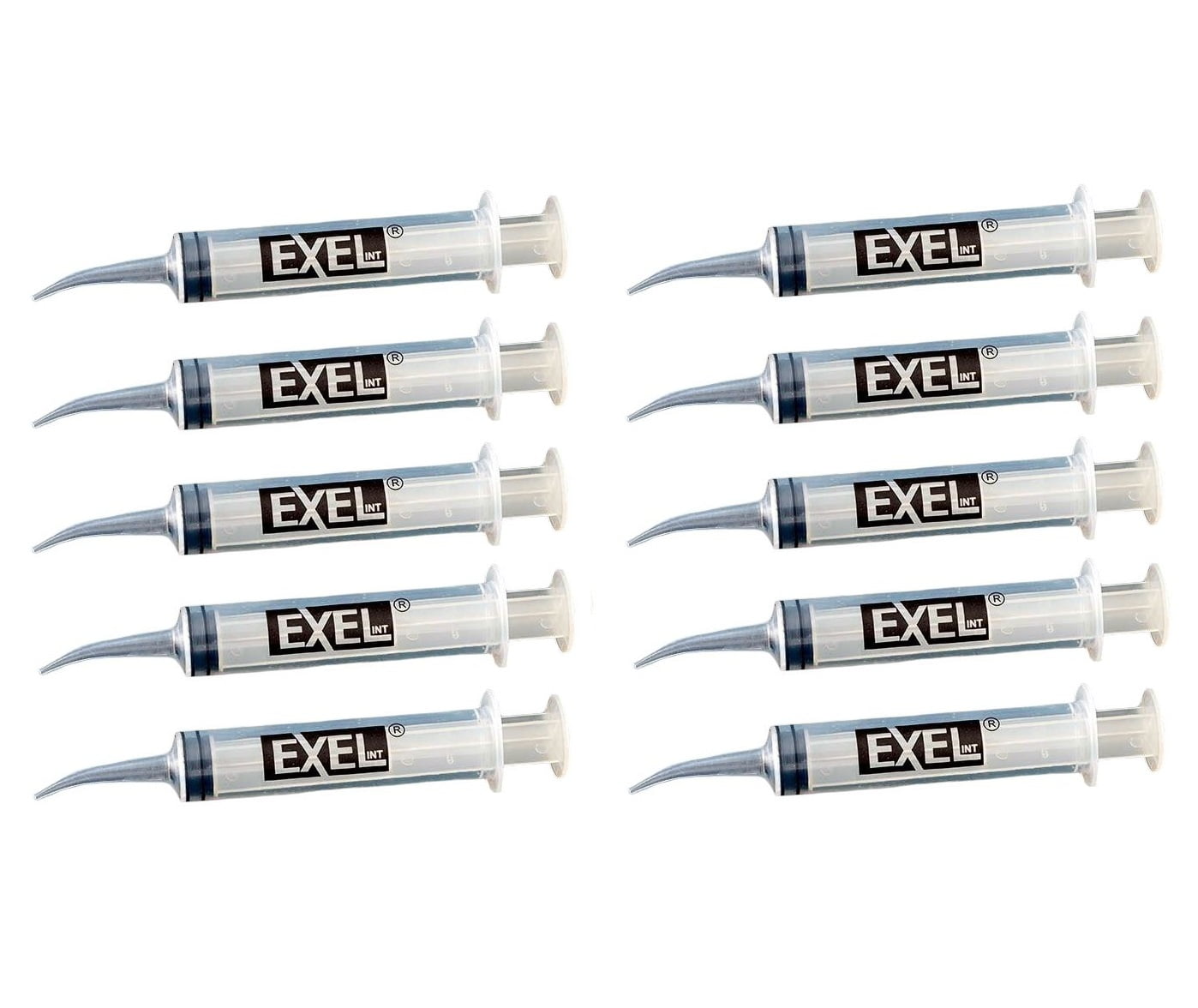 AIRTITE - Exel #26267 12Ml Curved Tip Syringe , PK10 - Walmart.com