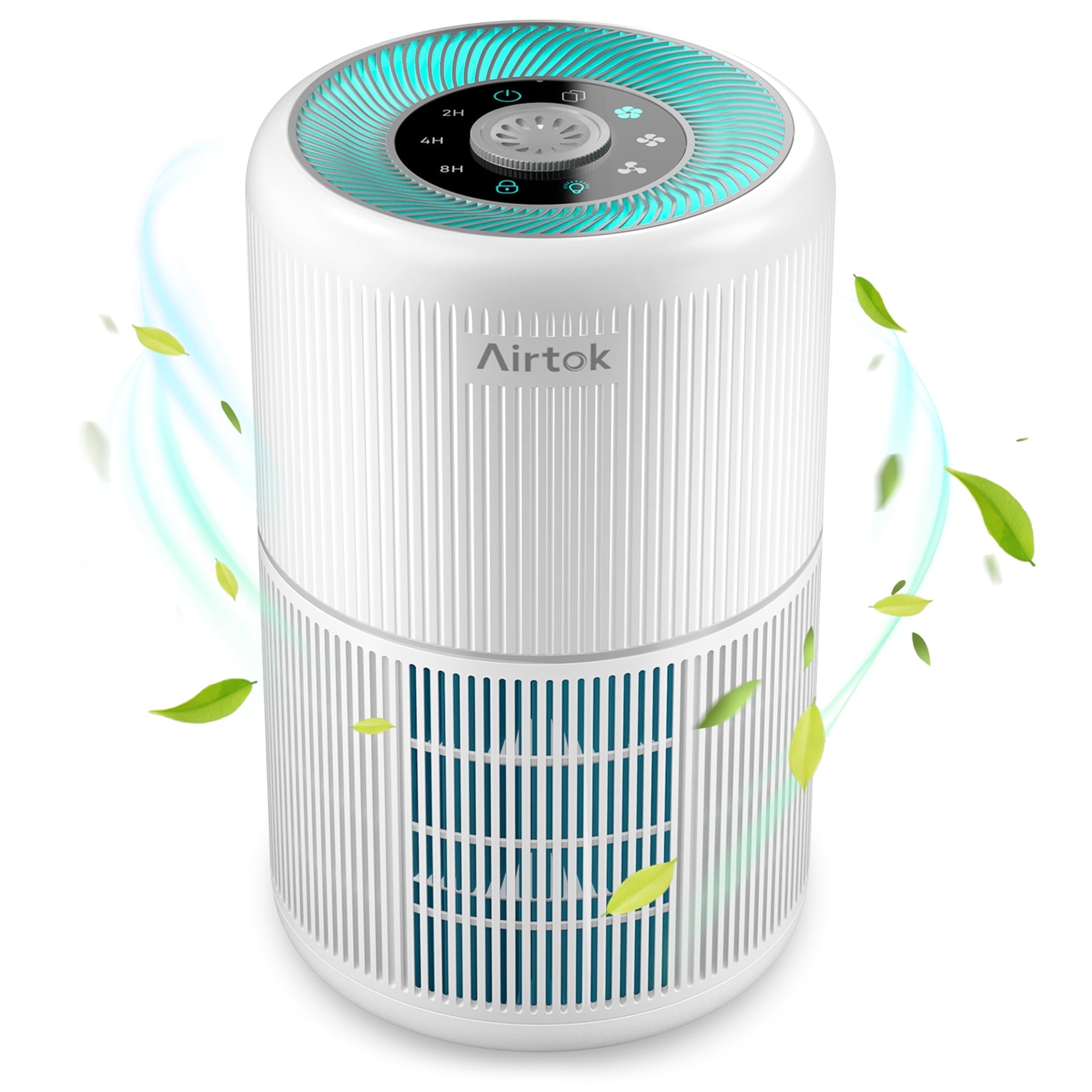 AIRTOK True HEPA Air Purifier, Allergies/Asthma Relief, Smoke/Pet ...
