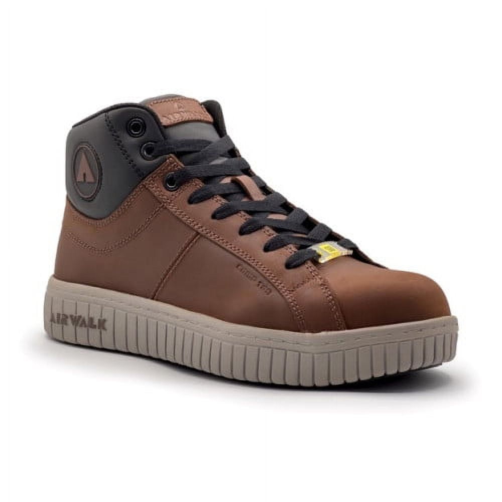 AIRWALK SAFETY Deuce Mid Composite Toe Work Boot Brown Tan Size AW6203 ...