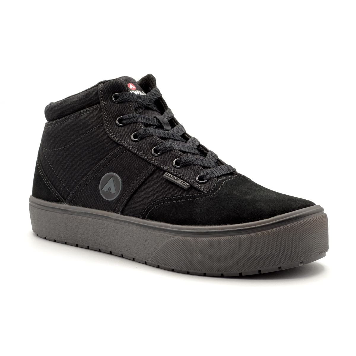 AIRWALK SAFETY Mens Venice Mid Composite Toe EH Work Shoe Black ...