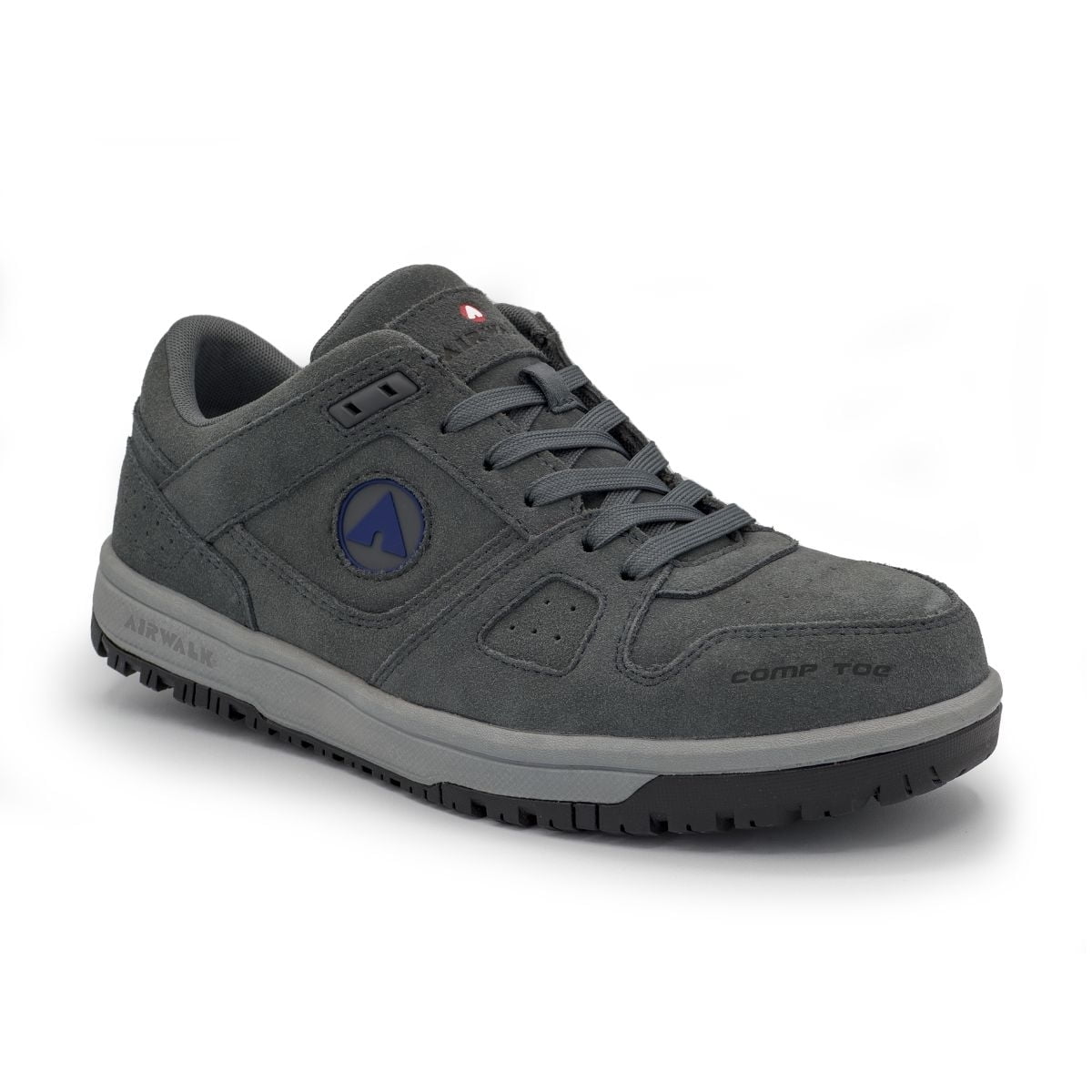 AIRWALK SAFETY Mens Work Shoes Charcoal Grey Composite Toe EH AW6301 ...