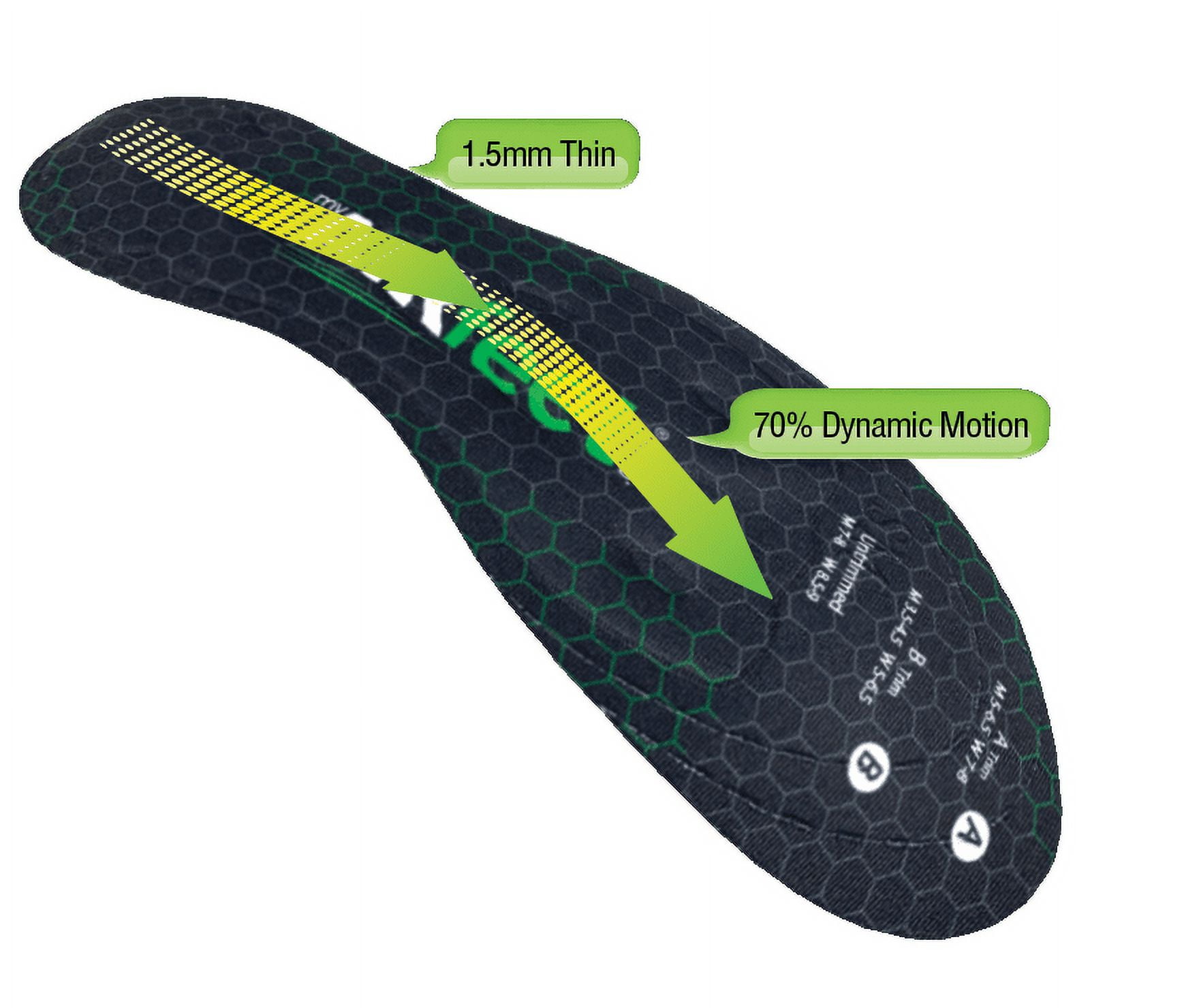 AIRfeet RELIEF (size S/M) Dynamic Motion Insoles for Plantar Fasciitis ...