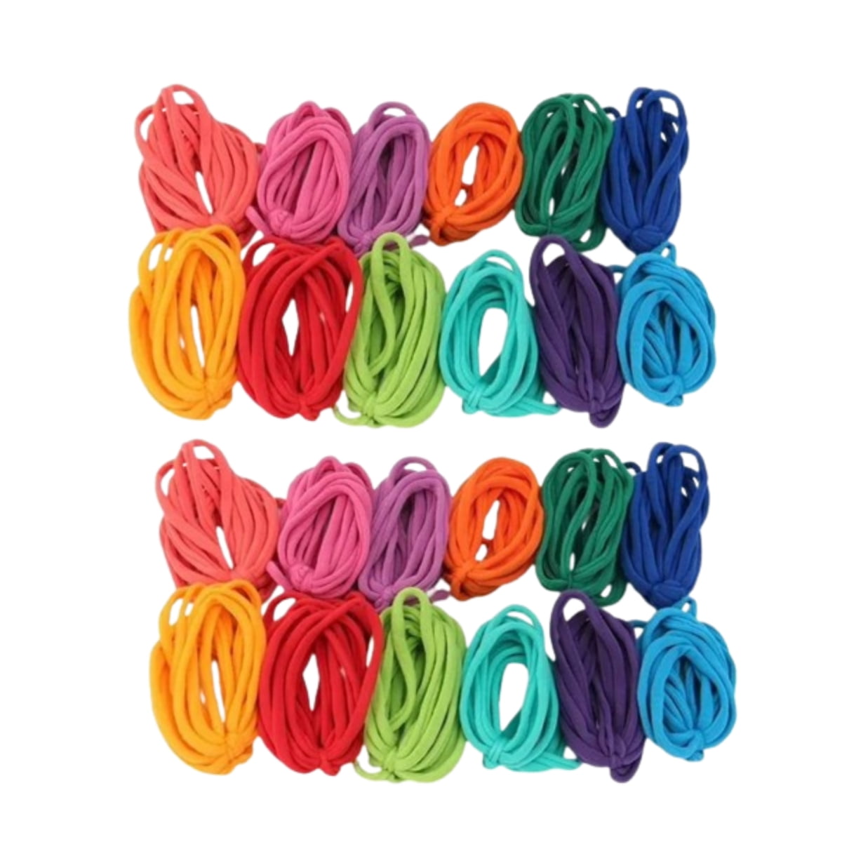 AISAMEFE Weaving Loom Loops, 384pcs Elastic Potholder Loops, Assorted ...