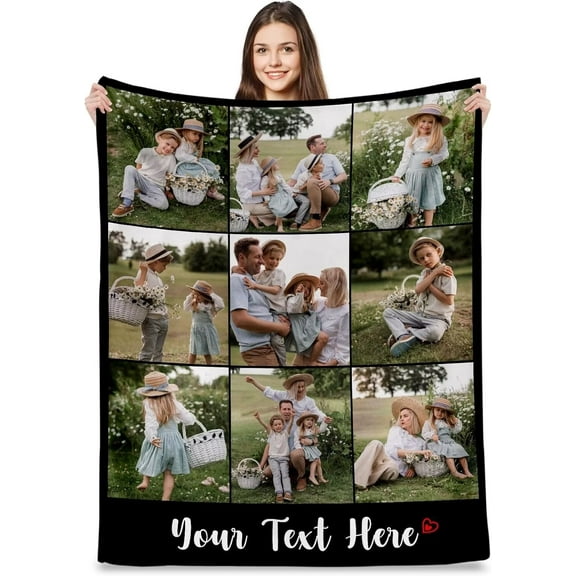 Personalized Picture Blankets for Memorable Gifts and Cozy Home Decor