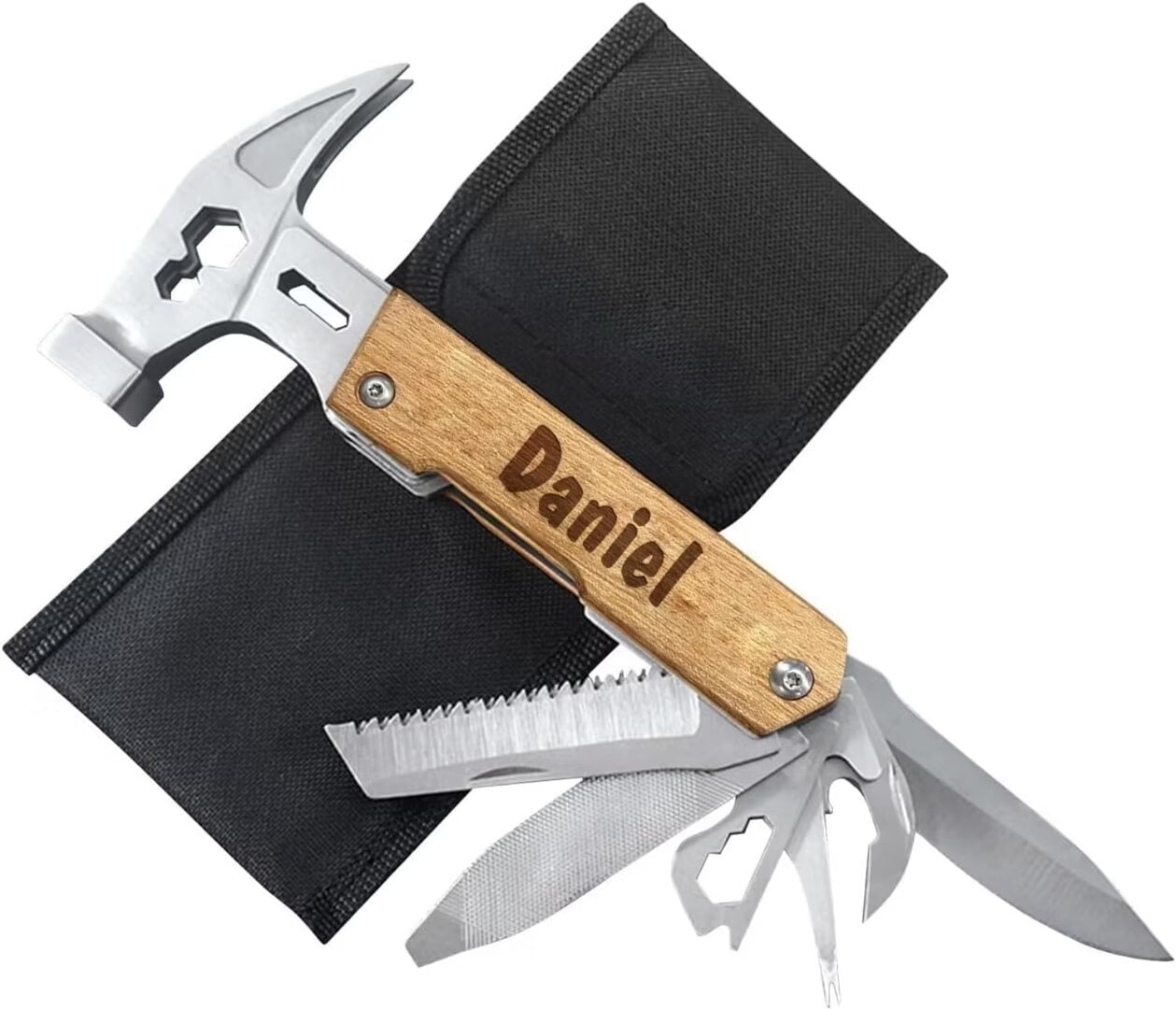 AISENIN Custom Engraved Hammer with Name for Dad - Custom Father's Day ...