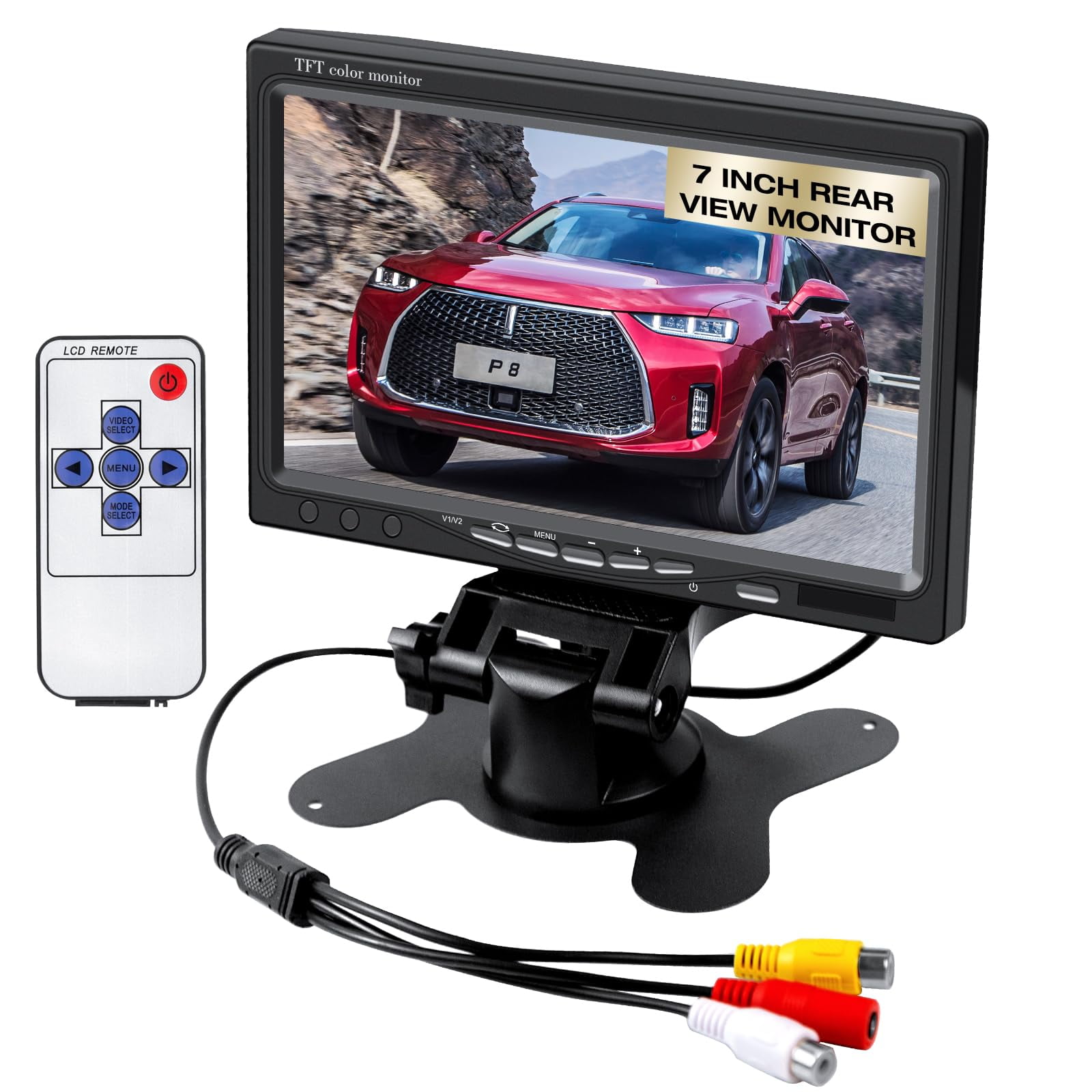 AISHICHEN AHDAISHICHEN 7 Inch TFT LCD Car Color Monitor Screen for ...