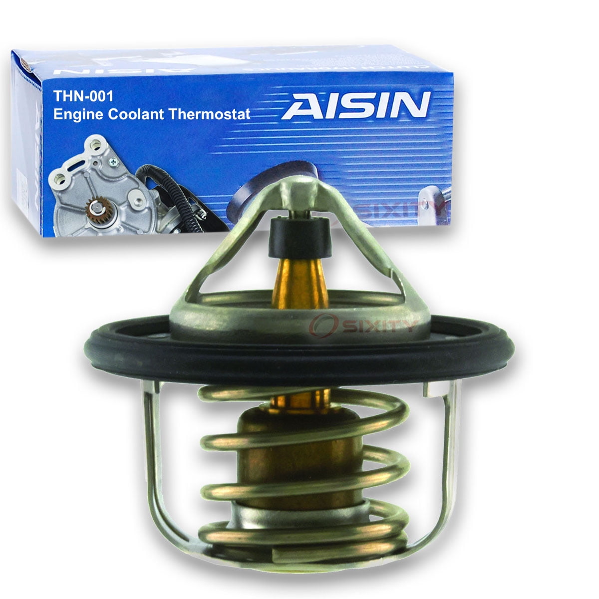 AISIN THN-001 Engine Coolant Thermostat for 143-0833 15112 21230-6N200 ...