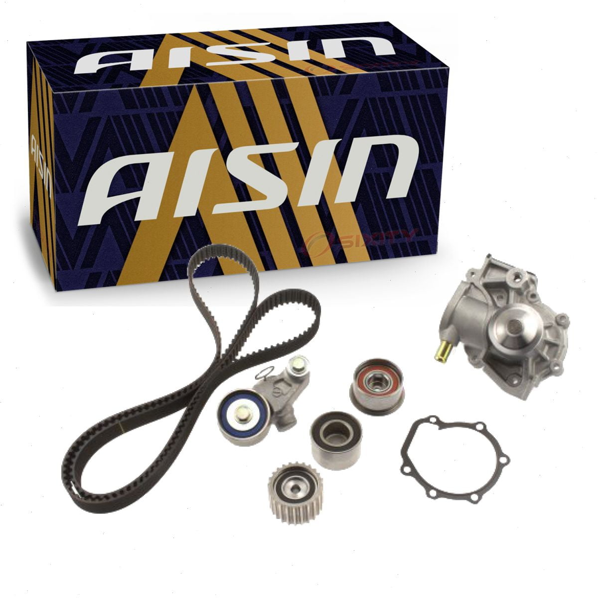 AISIN Timing Belt Kit w Water Pump compatible with Subaru Impreza 2.2L ...