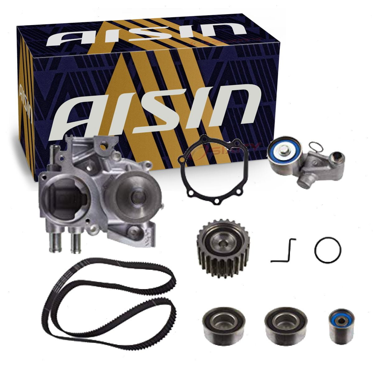 AISIN Timing Belt Kit w Water Pump compatible with Subaru WRX STI 2.5L ...