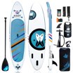 PROMARINE 10' Wide Inflatable SUP with Adjustable Paddle, Carry Bag ...