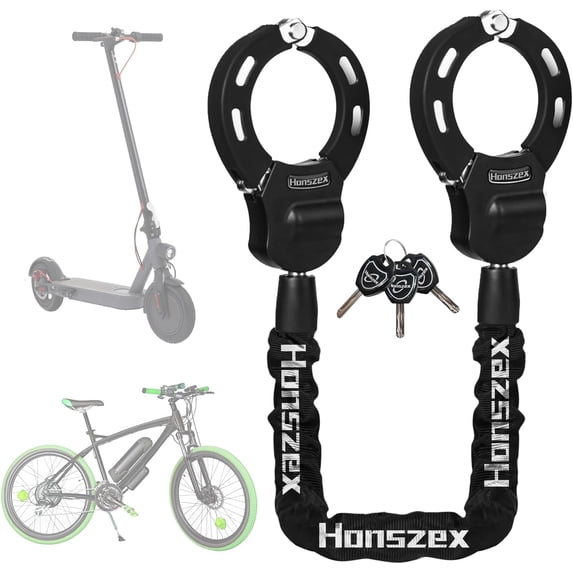 AISUO 36.22 Inch Heavy‑Duty Chain Lock with Key, Anti‑Theft Security ...