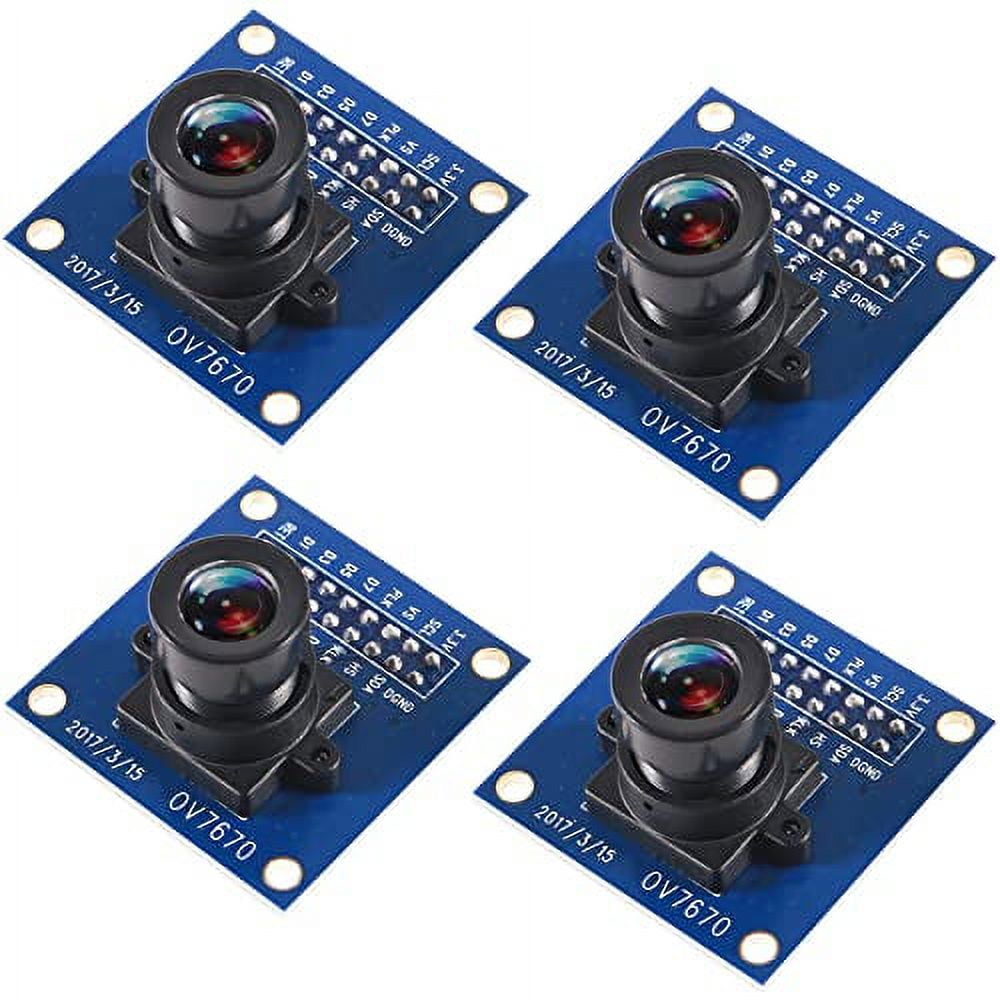 AITIAO 4Pcs OV7670 Camera Module OV7670 640x480 0.3Mega 300KP VGA CMOS Camera Module I2C Lens ...
