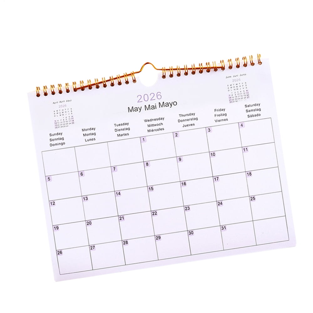 AITOCO 2025 Calendar Wall Calendars For 2025 Multilingual Coil Planner ...