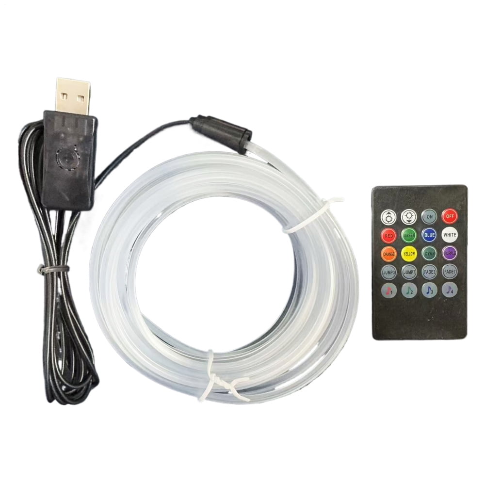 AITOCO Ambient Lighting Car Voice-activated 7-color LED Light Strip ...